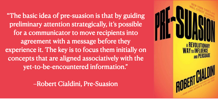 Persuasion, Pre-suasion, and the Privileged Moment